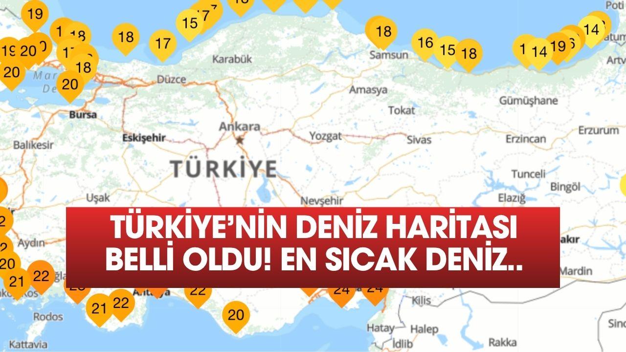 Türkiye’de deniz suyu sıcaklıkları açıklandı! En sıcak il şaşırttı ...